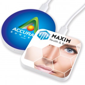 Branded Wireless Phone Chargers - Logo Printed | Promotion Products