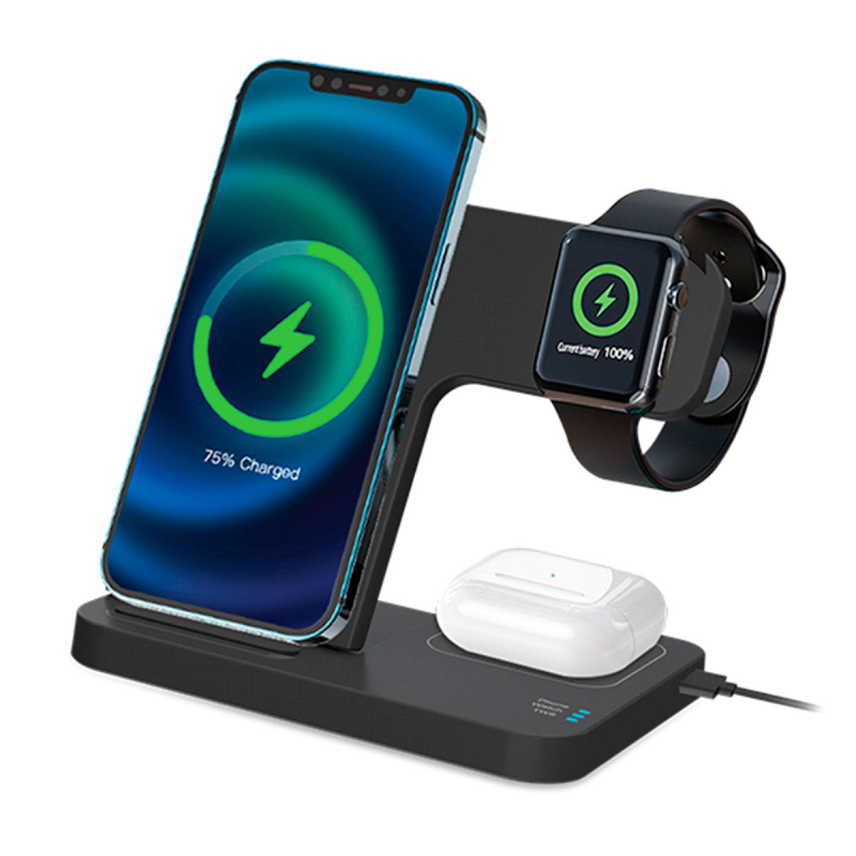 Promotional 3 In 1 Foldable Wireless Chargers | Promotion Products