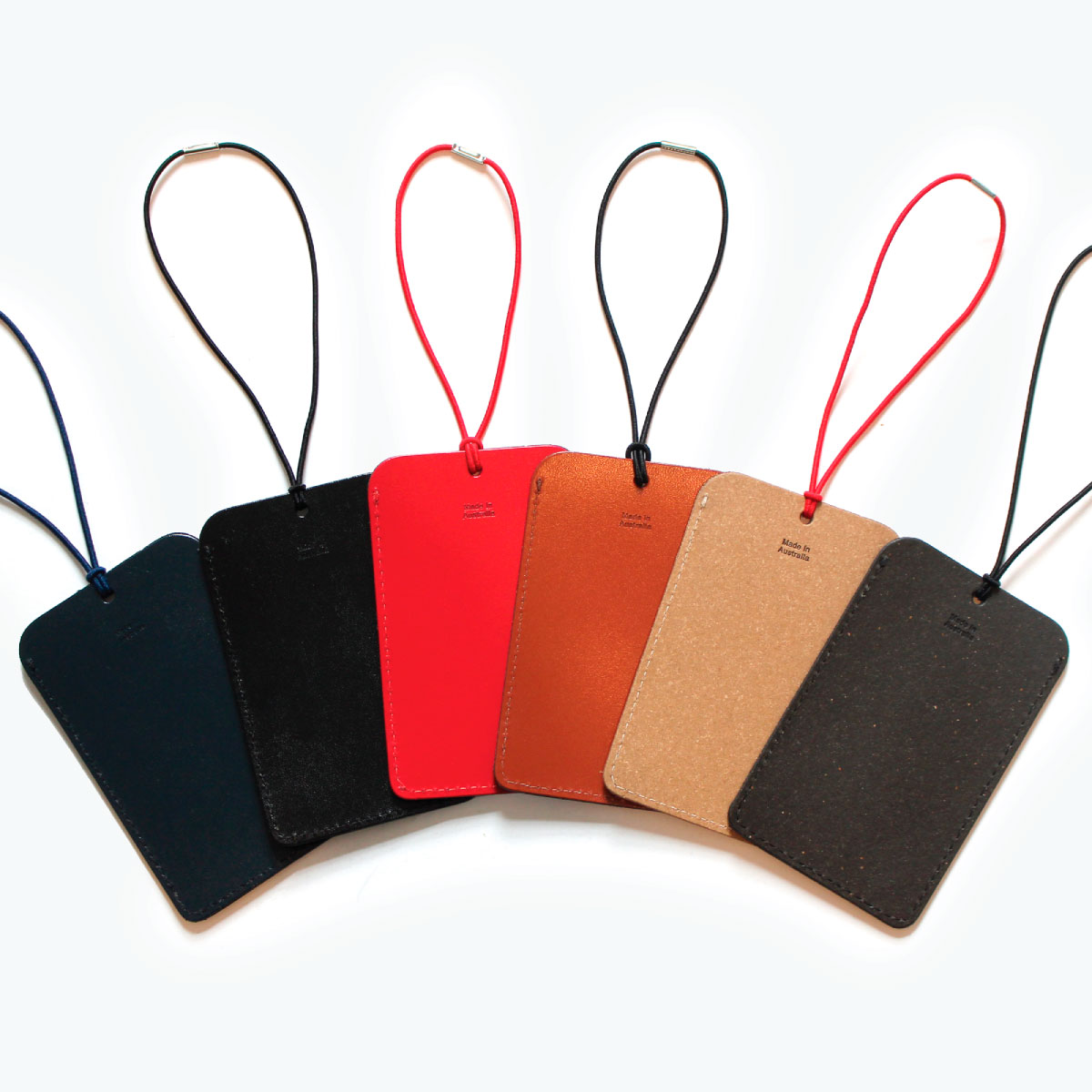 Promotional Australian Made Recycled Leather Luggage Tags | Promotion ...