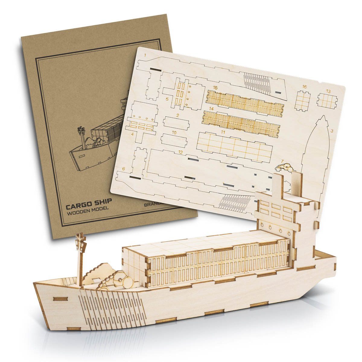 Promotional Cargo Ship Wooden Model Kits | Promotion Products
