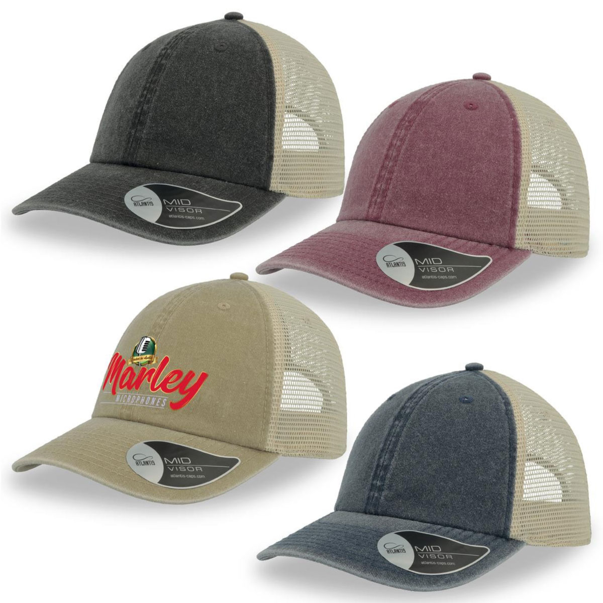 Custom Atlantis Case Trucker Caps | Promotion Products