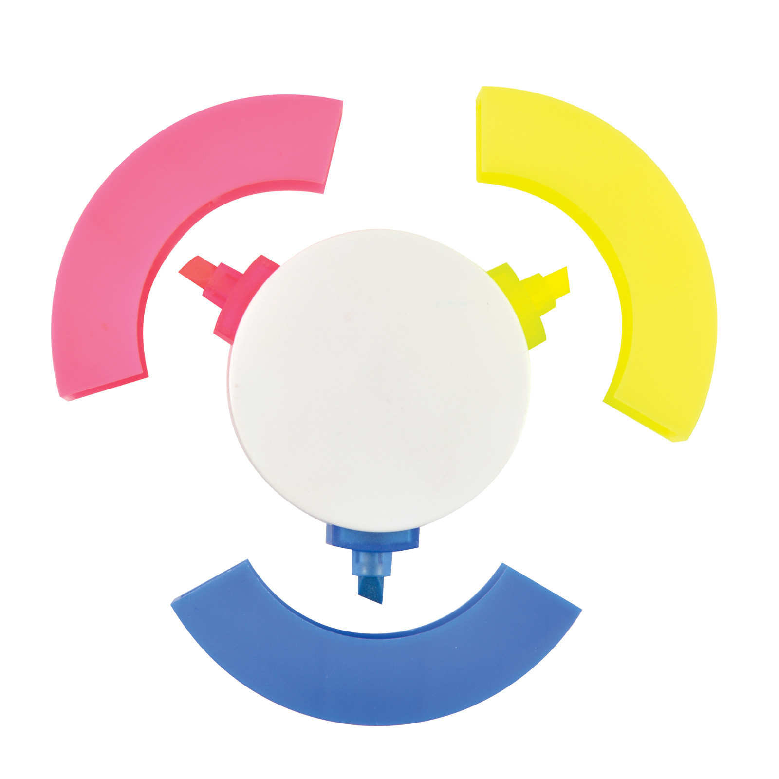 Promotional Circle Tri Highlighters | Promotion Products
