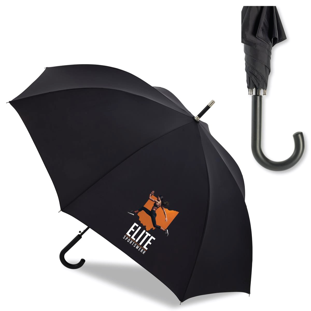 Promotional Curve Handle Umbrellas: Branded Online | Promotion Products