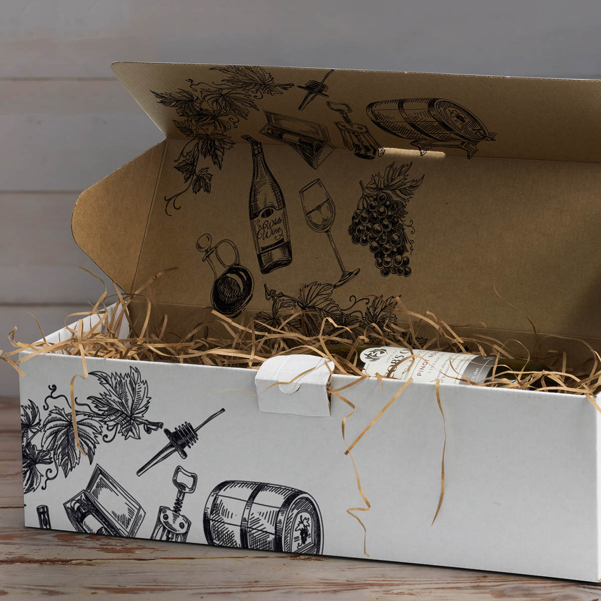 Promotional Custom Die Cut Wine Boxes | Promotion Products