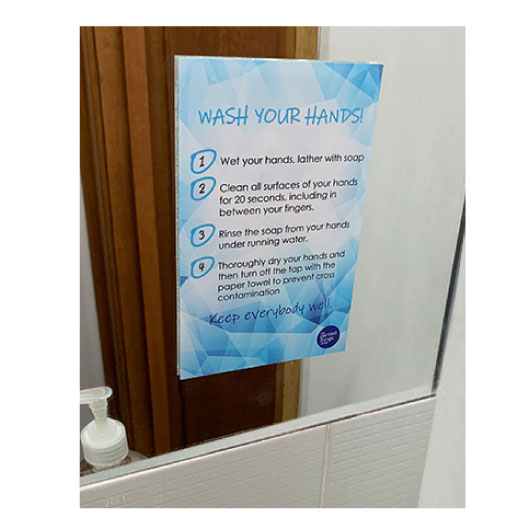 Custom Hand Hygiene Stickers | Promotion Products
