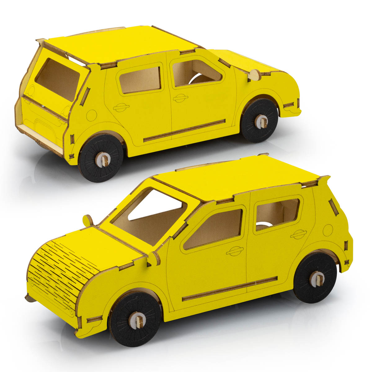 Promotional Hatchback Car Wooden Model Kits | Promotion Products