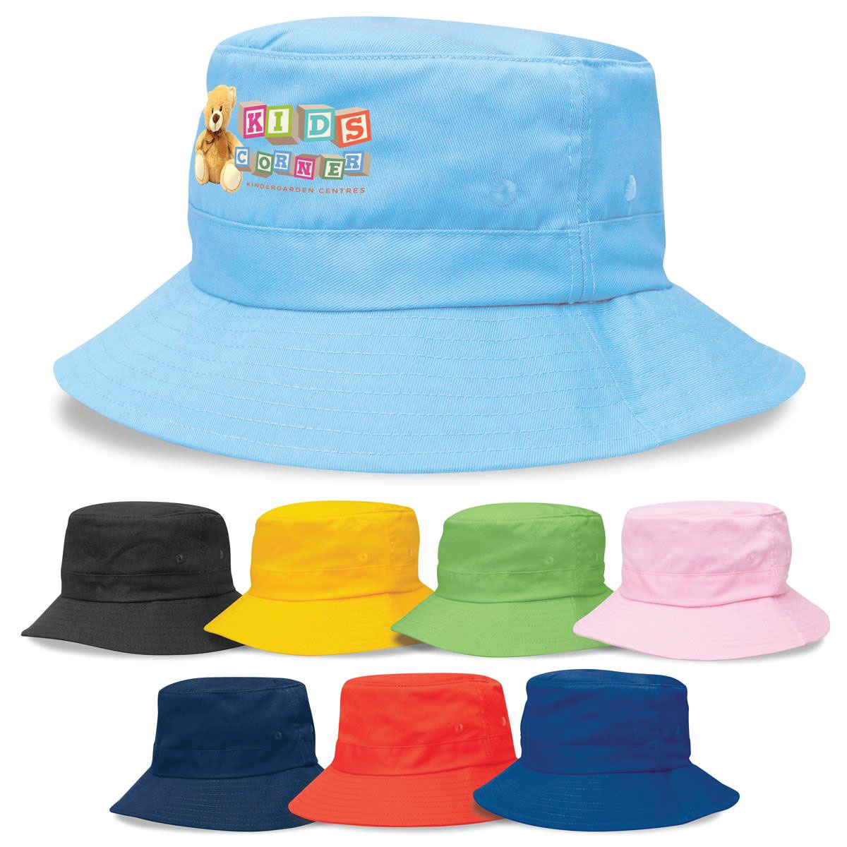 Logo Branded Kids Bucket Hats: Branded Online | Promotion Products