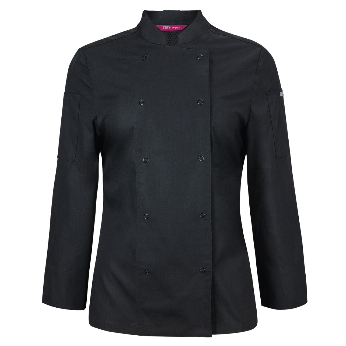 Promotional Ladies Snap Button Chef Long Sleeve Jackets | Promotion ...