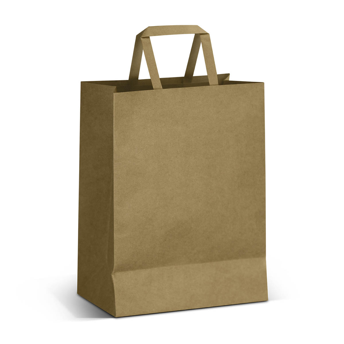 Promotional Large Flat Handle Paper Bags Portrait | Promotion Products