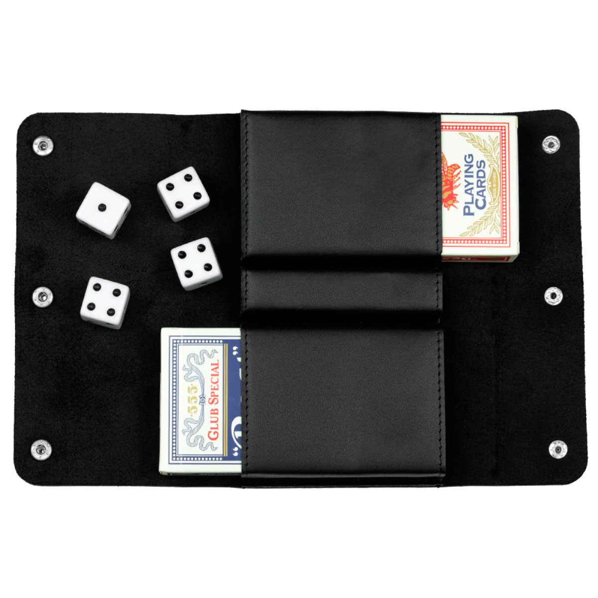 Promotional Leather Travel Playing Card Sets | Promotion Products