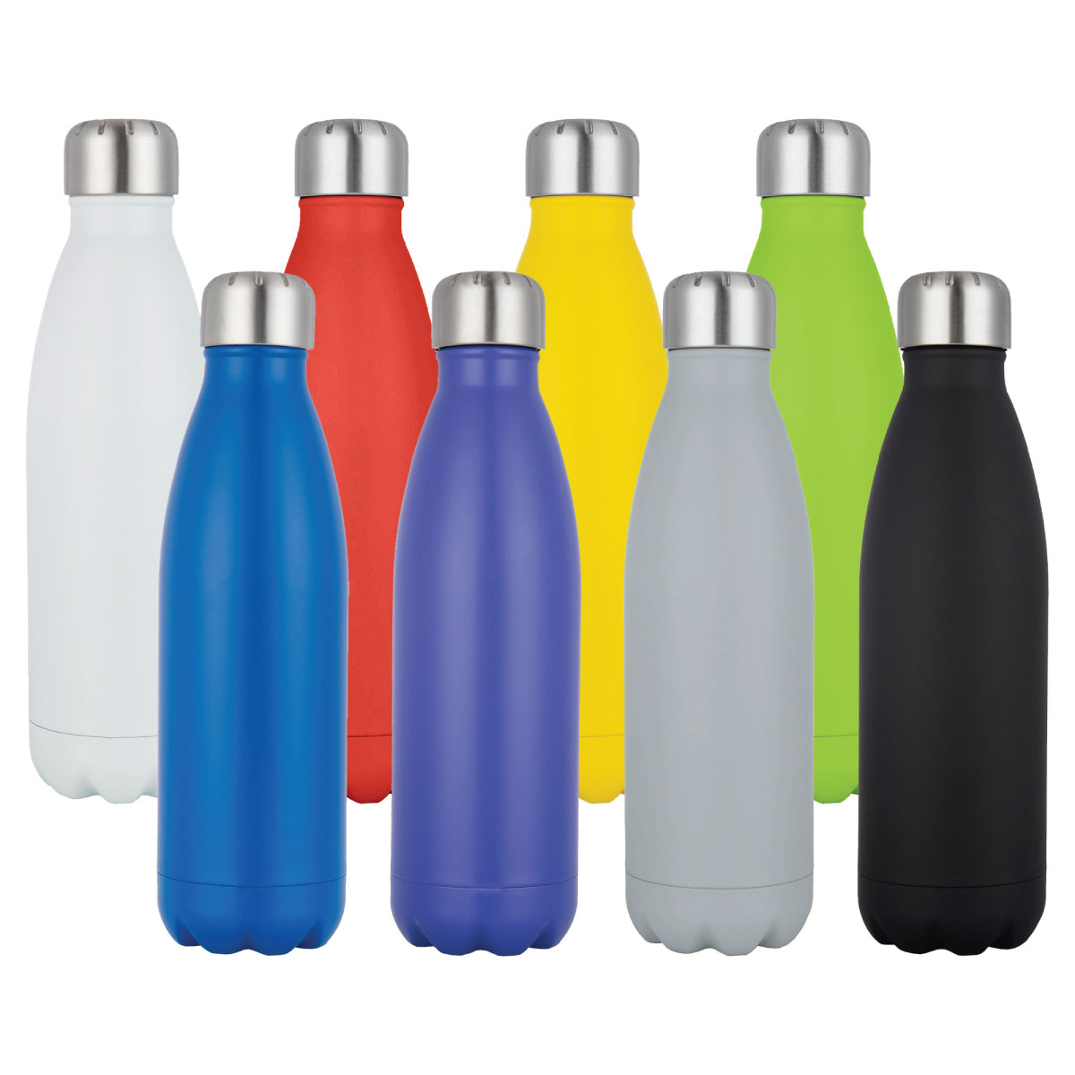 Promotional Milan Powder Coated Water Bottles: Express Service ...