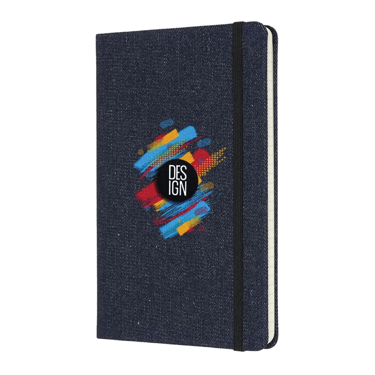 Promotional Moleskine Large Denim Notebook - Ruled | Promotion Products