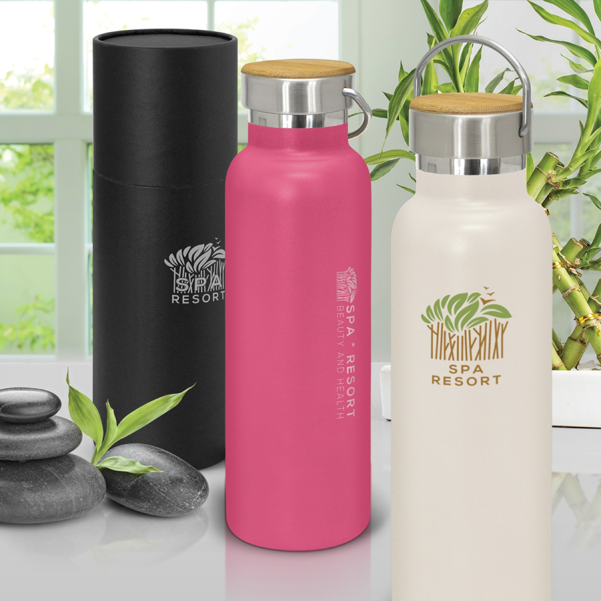 Branded SoHo Powder Coated Metal Bottles | Promotion Products