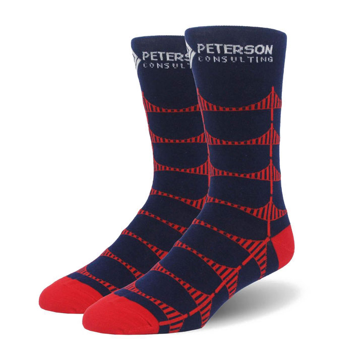 Printed Cotton Dress Socks | Promotion Products