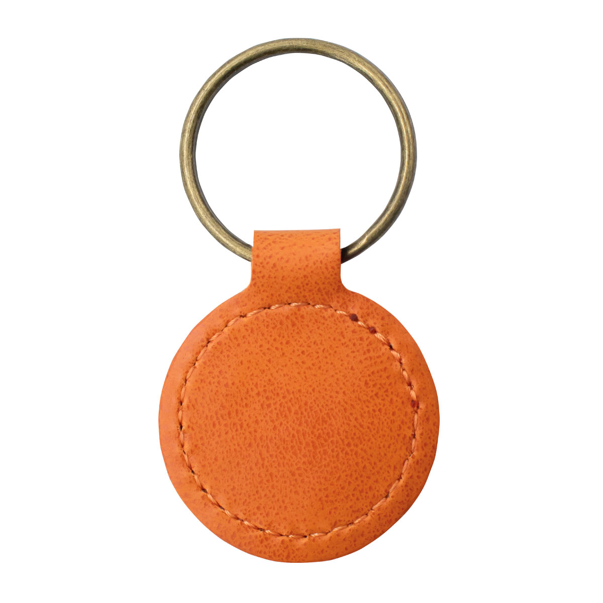 Promotional Recycled Leather Circle Keyrings | Promotion Products