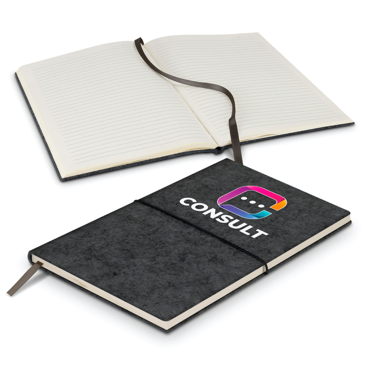 Promotional rPET Felt Soft Cover Notebooks | Promotion Products