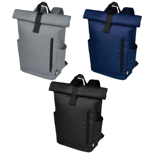 Promotional RPET Roll Top Backpacks | Promotion Products