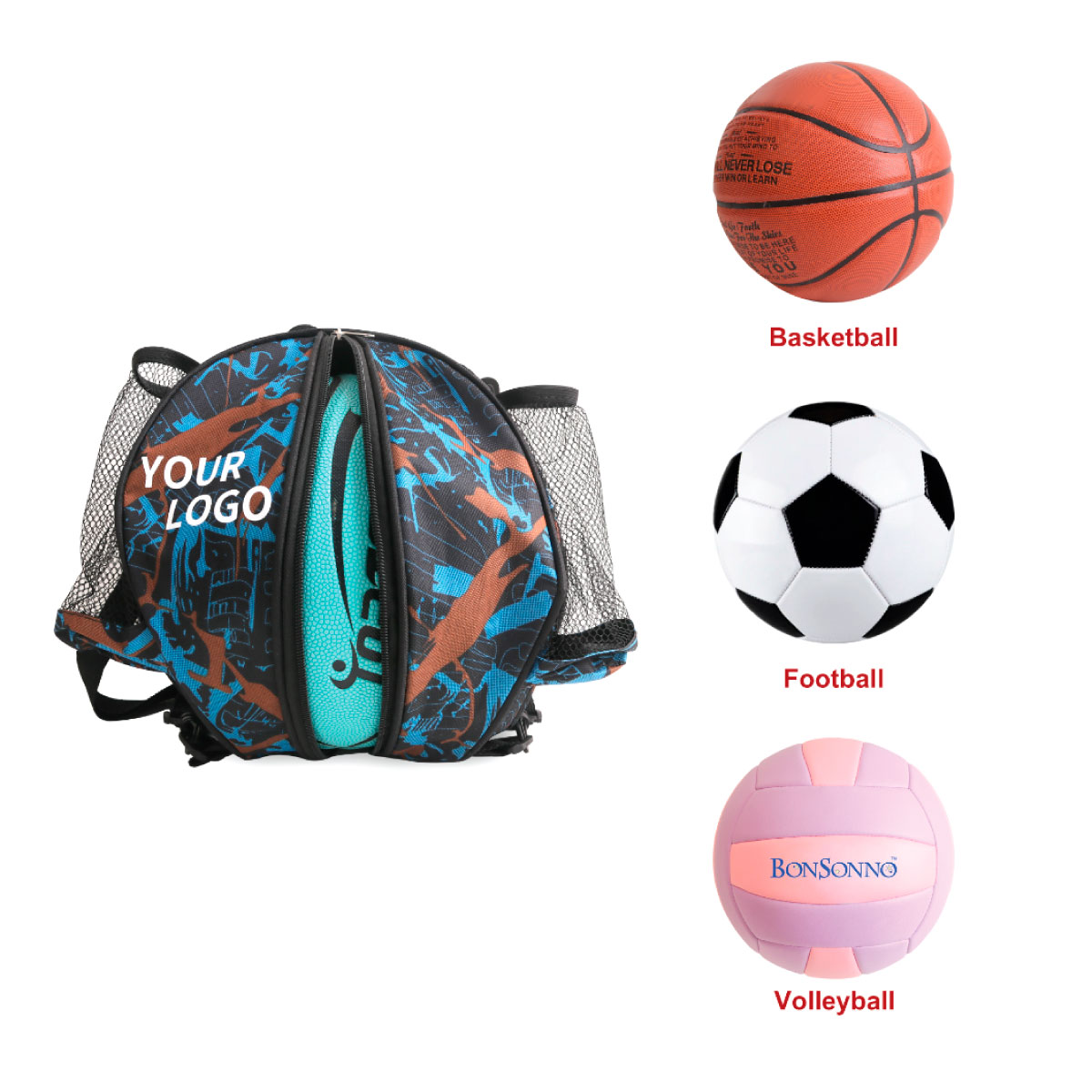 Promotional Secure Ball Backpacks | Promotion Products