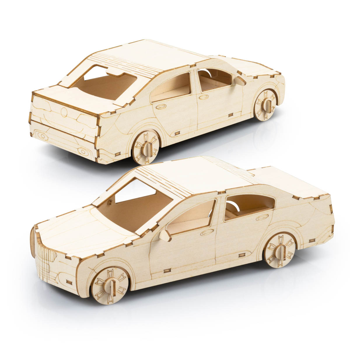 Promotional Sedan Car Wooden Model Kits | Promotion Products