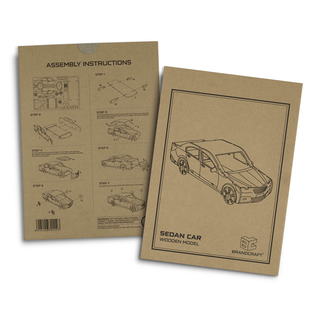 Promotional Sedan Car Wooden Model Kits | Promotion Products