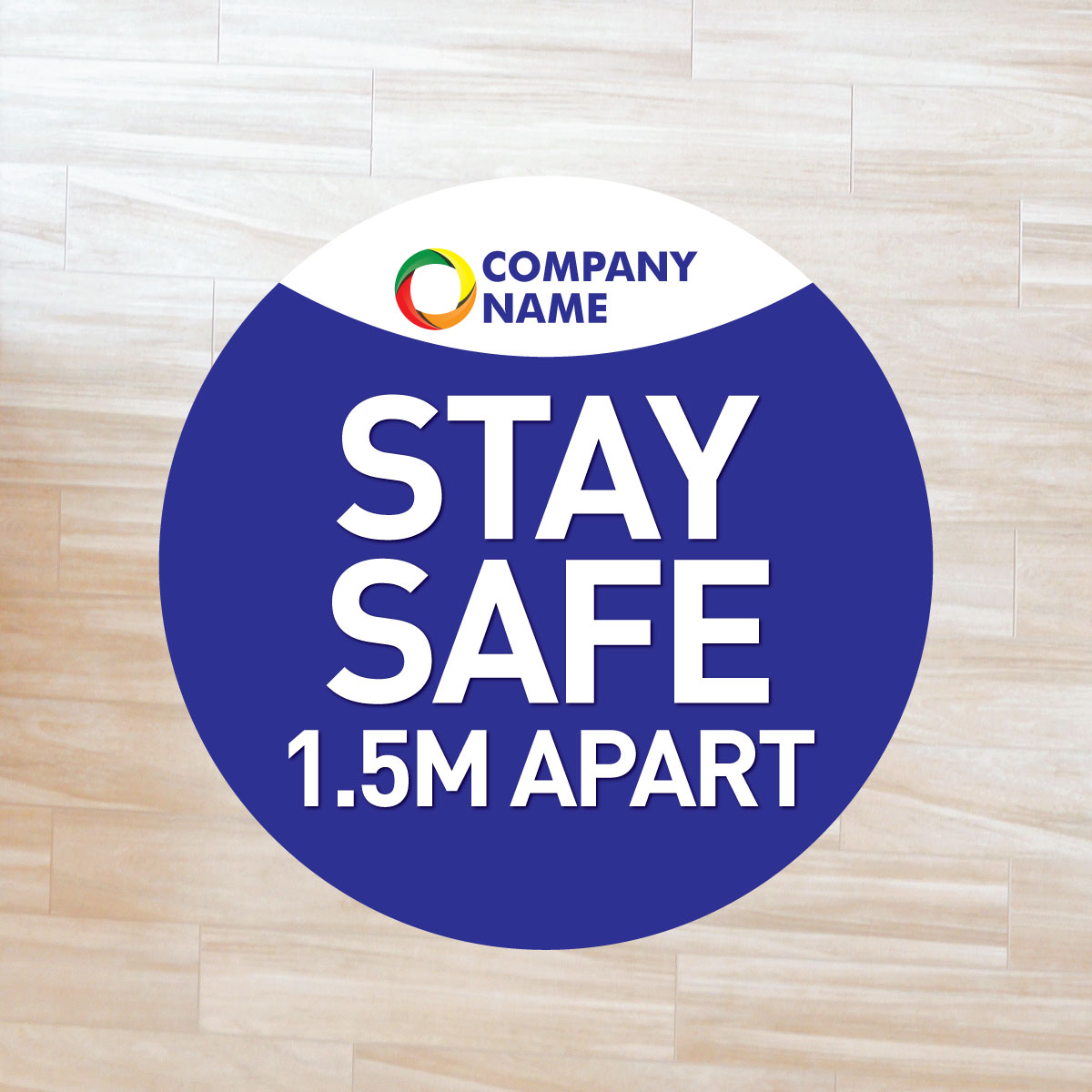 Printed Social Distance Floor Sticker Custom | Promotion Products