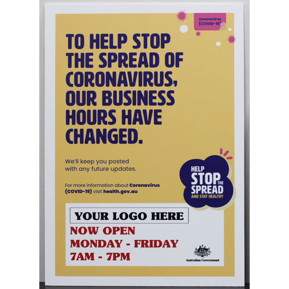 Custom Social Distancing Corflute Signs | Promotion Products