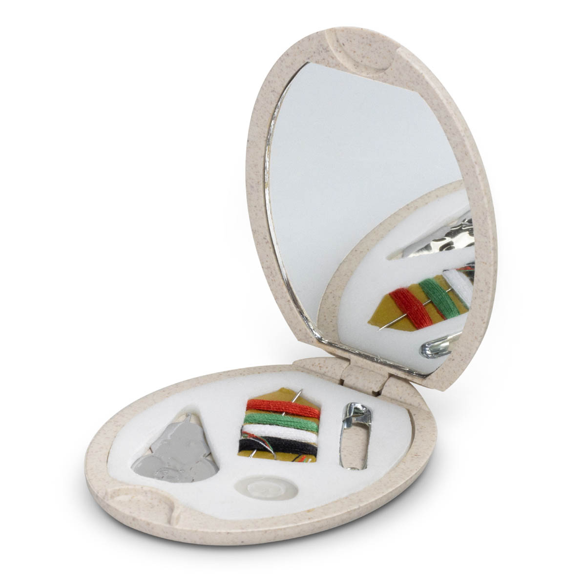 Promotional Wheat Straw Compact Sewing Kits | Promotion Products