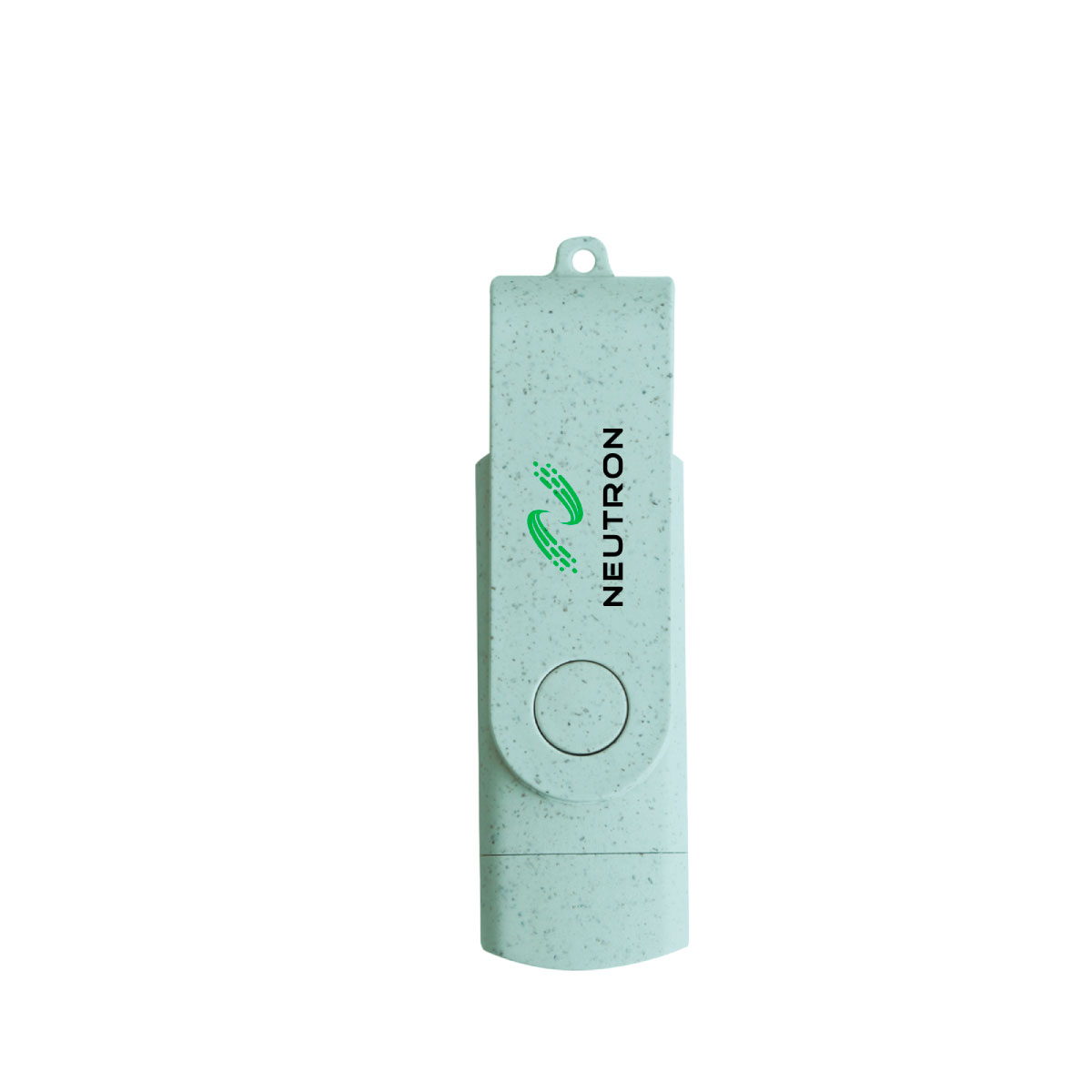 Promotional Wheat Straw Swivel Type C USB Drives | Promotion Products