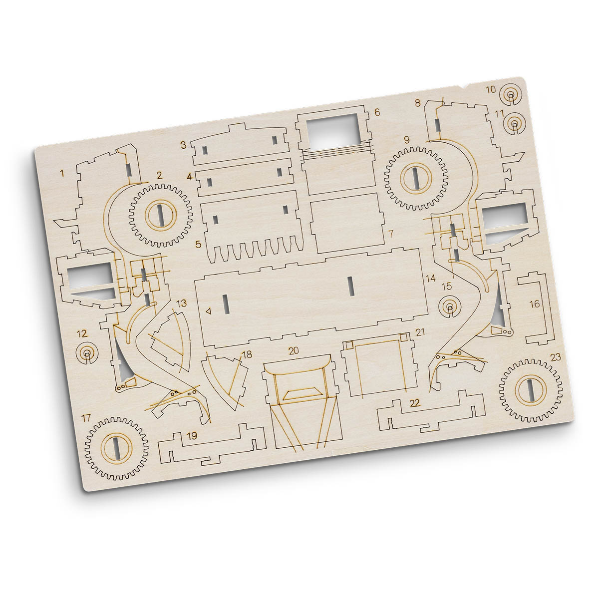 Promotional Wheel Loader Wooden Model Kits | Promotion Products