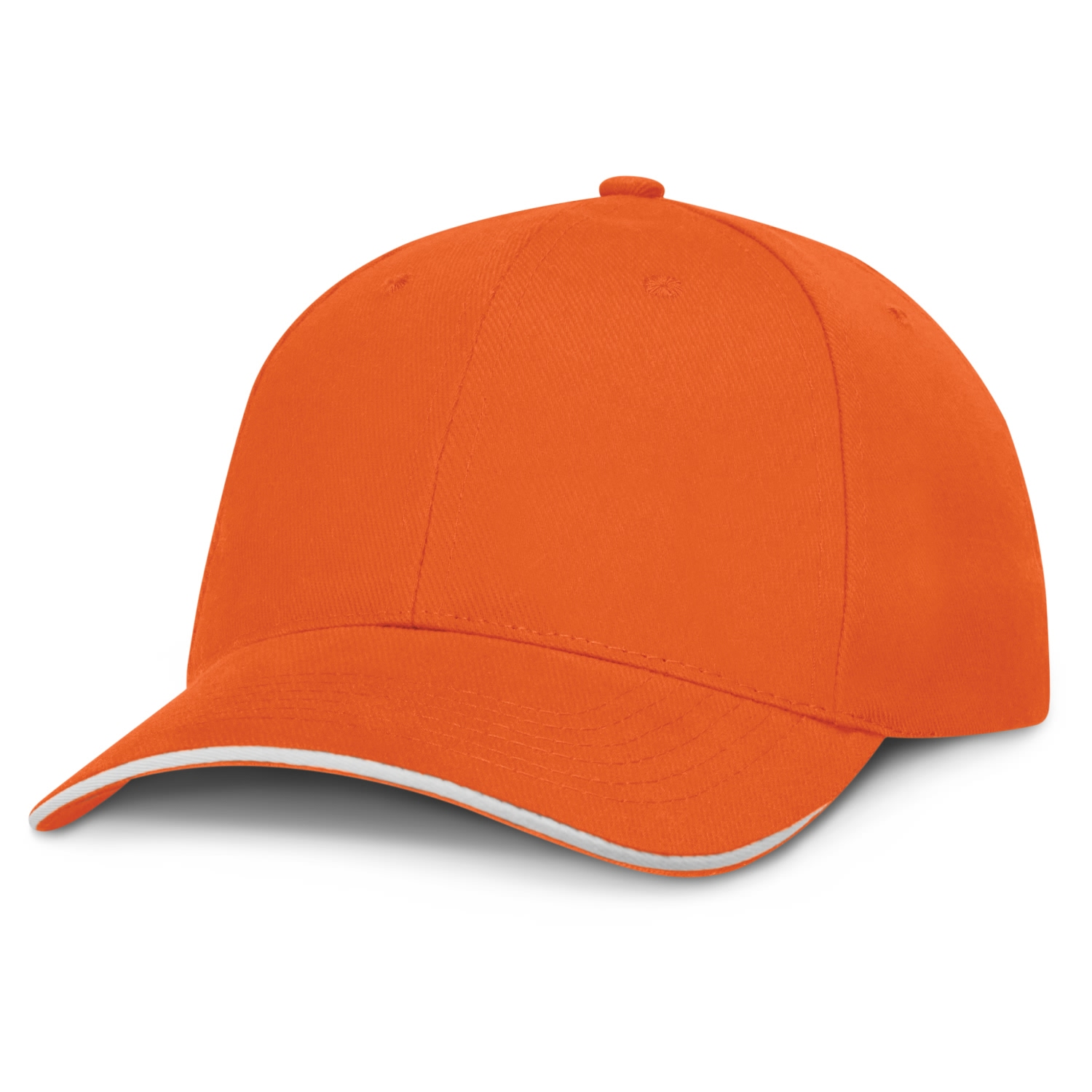 Promotional White Trim Byron Caps: Branded Online | Promotion Products