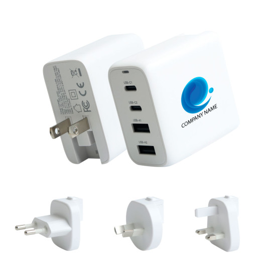 Promotional 4 Port Universal Travel Adapters | Promotion Products
