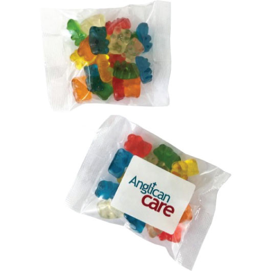 Promotional 50g Gummy Bear Packs | Promotion Products