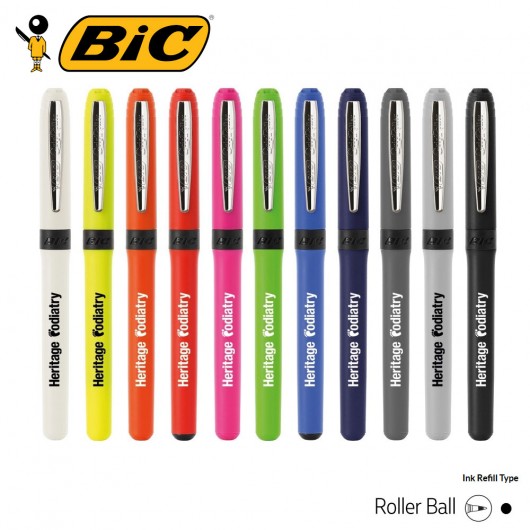 Promotional Bic Grip Roller Pens - Featuring your logo