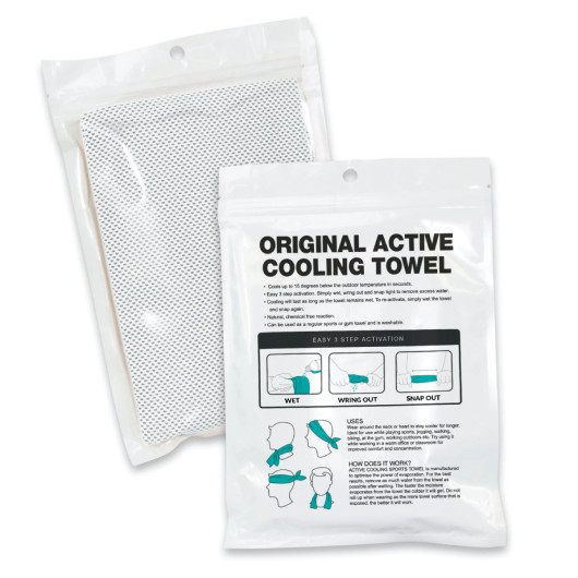 Promotional Active Cooling Towels with Pouches | Promotion Products