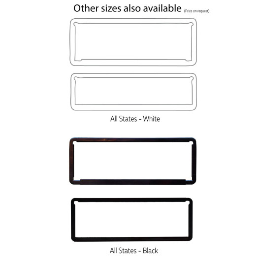 Promotional Custom Australian Classic Number Plate Surrounds ...