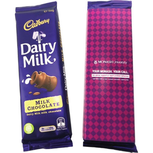 Promotional Dairy Milk Bars 150g With Sleeves | Promotion Products