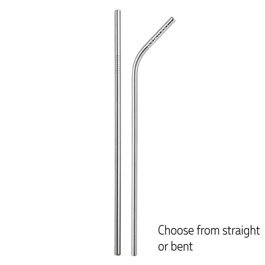 Single Engraved Metal Straws | Promotion Products