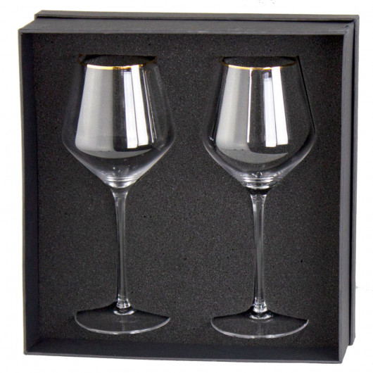 Promotional Gold Rimmed Wine Glasses | Promotion Products