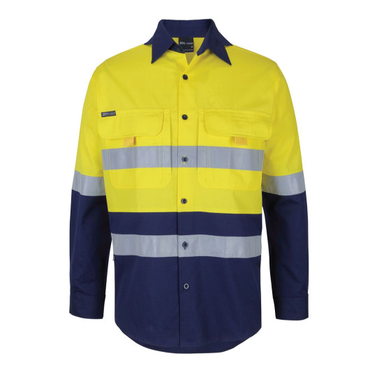 Promotional HI VIS Stripe Long Sleeve Shirts | Promotion Products