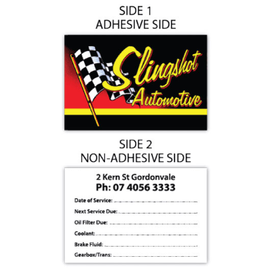 Custom Printed Lube Labels | Promotion Products