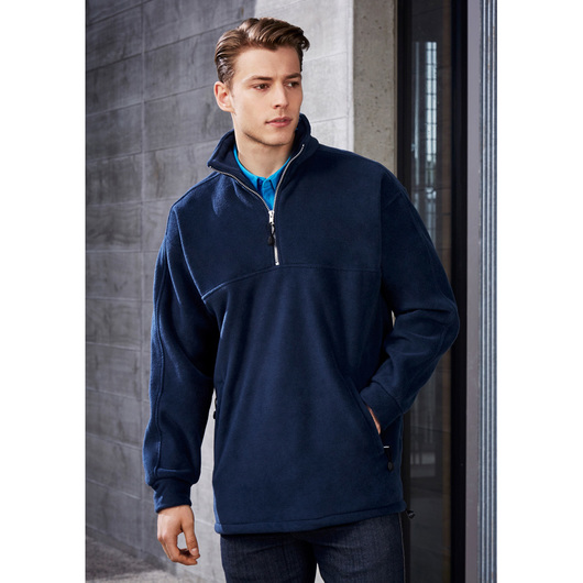 Decorated Mens Half Zip Winter Fleeces: Corporate Wear | Promotion Products