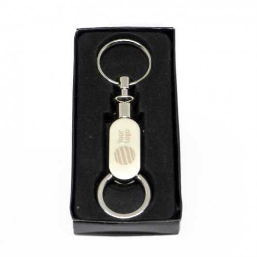 Promotional Oval Valet Key Rings: Branded Online | Promotion Products