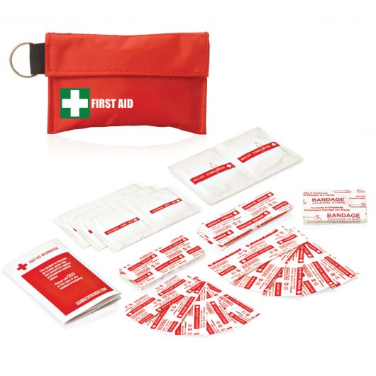 Promotional Pouching Keyring 34PC First Aid Kits | Promotion Products