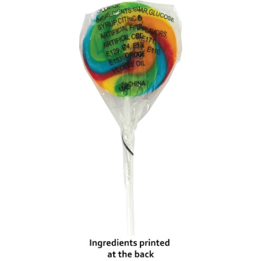 Promotional Rainbow Medium Lollipops | Promotion Products