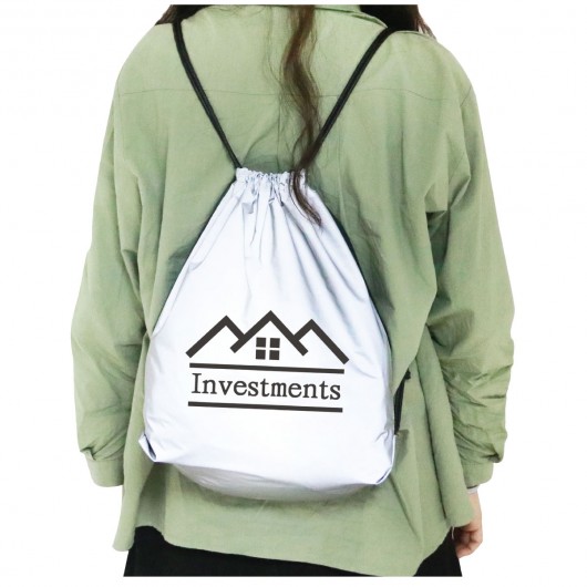 Promotional Reflective Drawstring Backpacks | Promotion Products