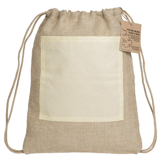 Promotional Reforest Jute Backsacks: Branded Online | Promotion Products