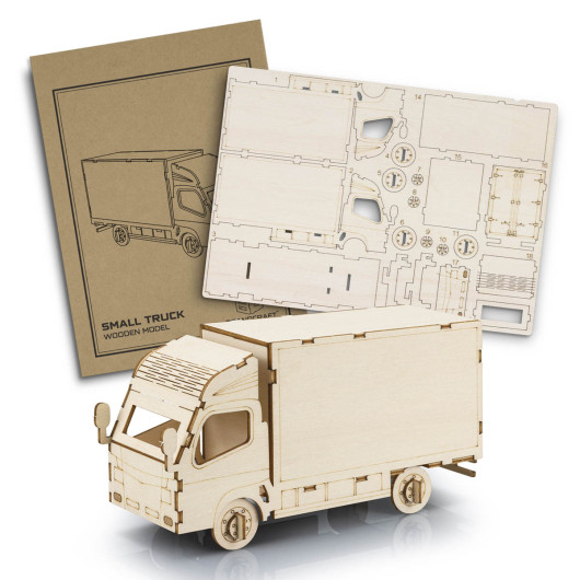 Promotional Small Truck Wooden Model Kits | Promotion Products
