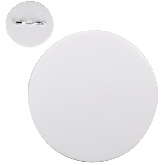 Promotional White Plastic Button Badges: Branded Online | Promotion ...